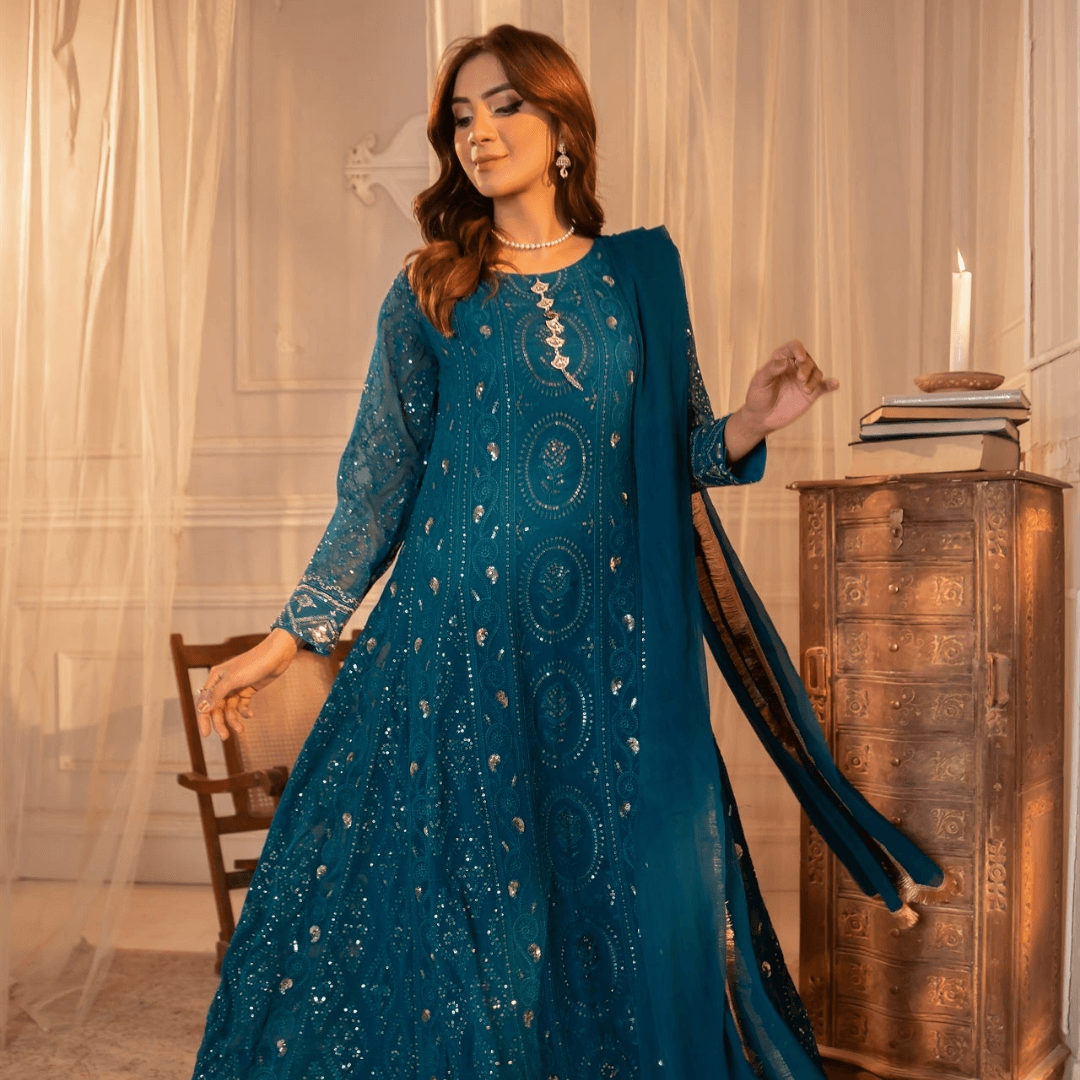 Zinc Color Dress Designs Online in Pakistan – La Mosaïk