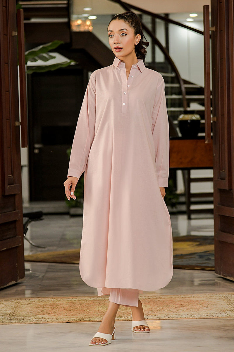 Pastel Pink Classic Dress – La Mosaïk